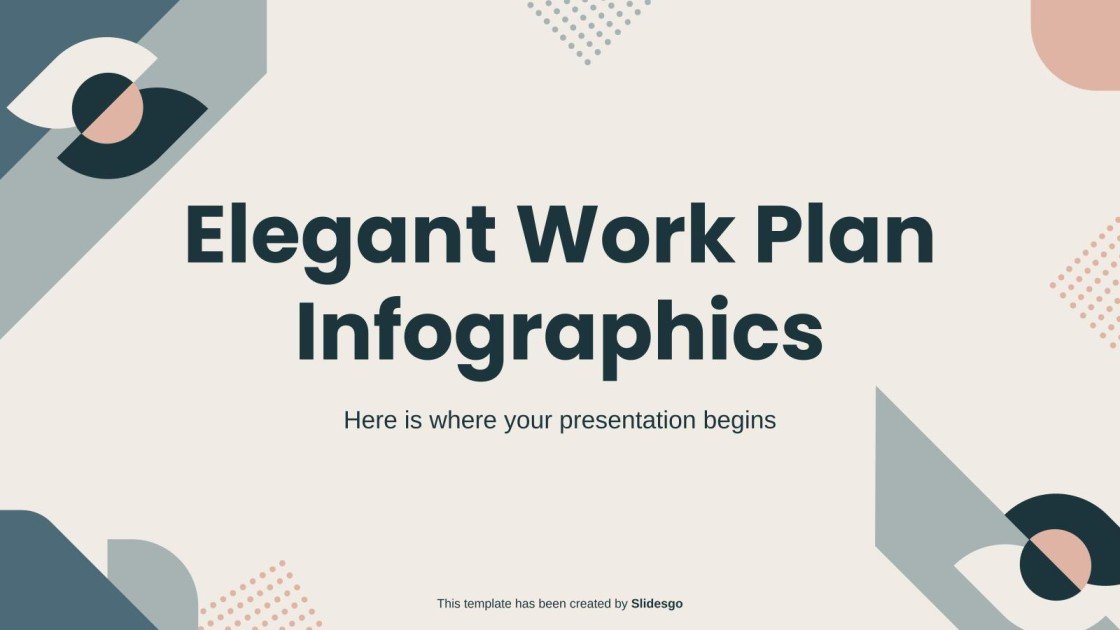 Elegant Workplan Infographics Template