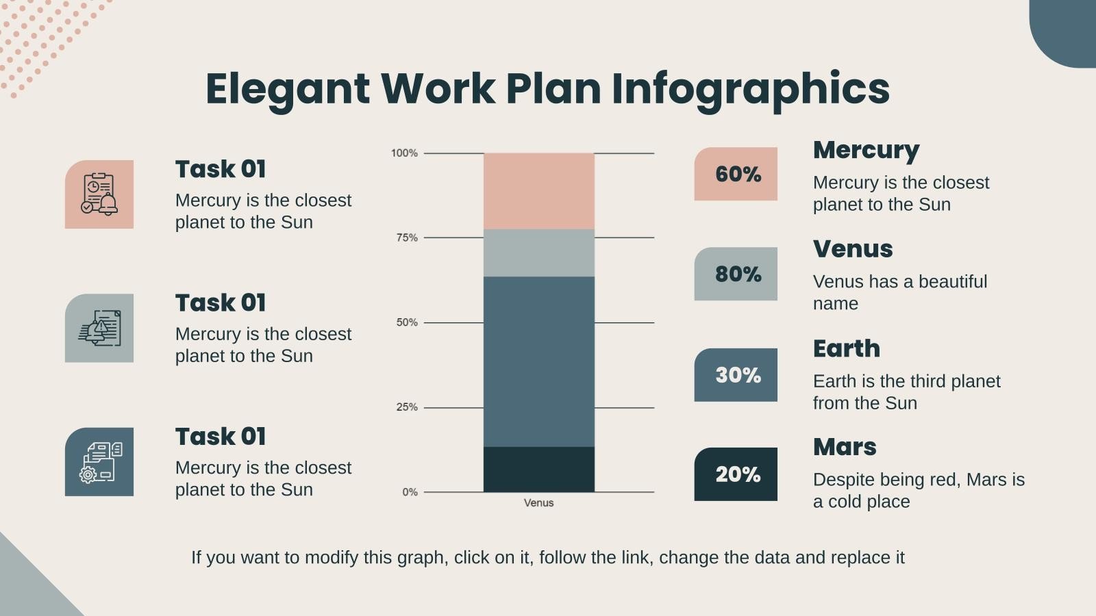 Elegant Workplan Infographics Template