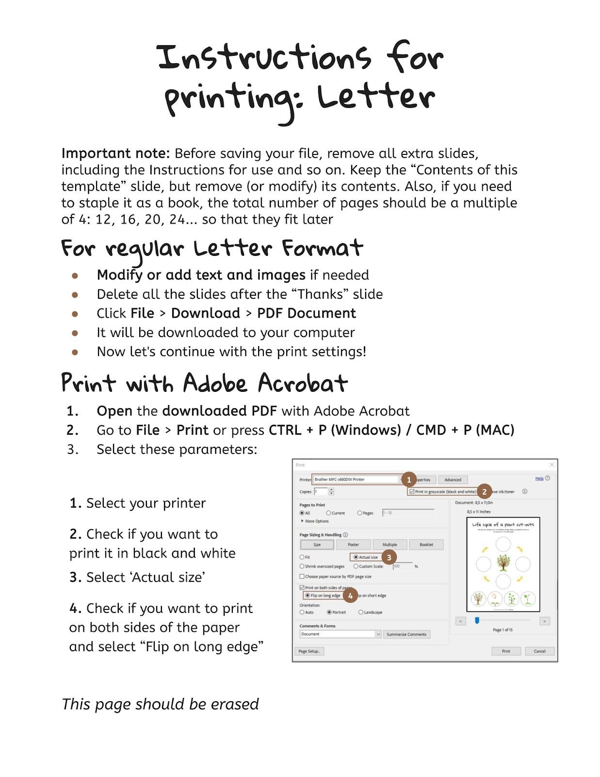 Life Cycle of a Plant Cut-outs Template