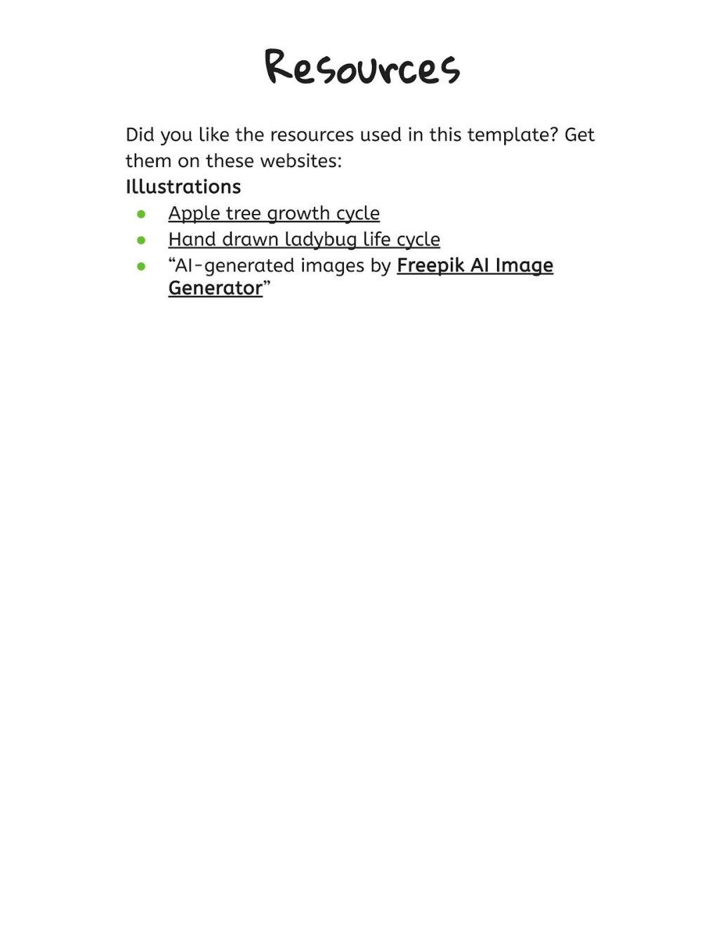 Life Cycle of a Plant Cut-outs Template