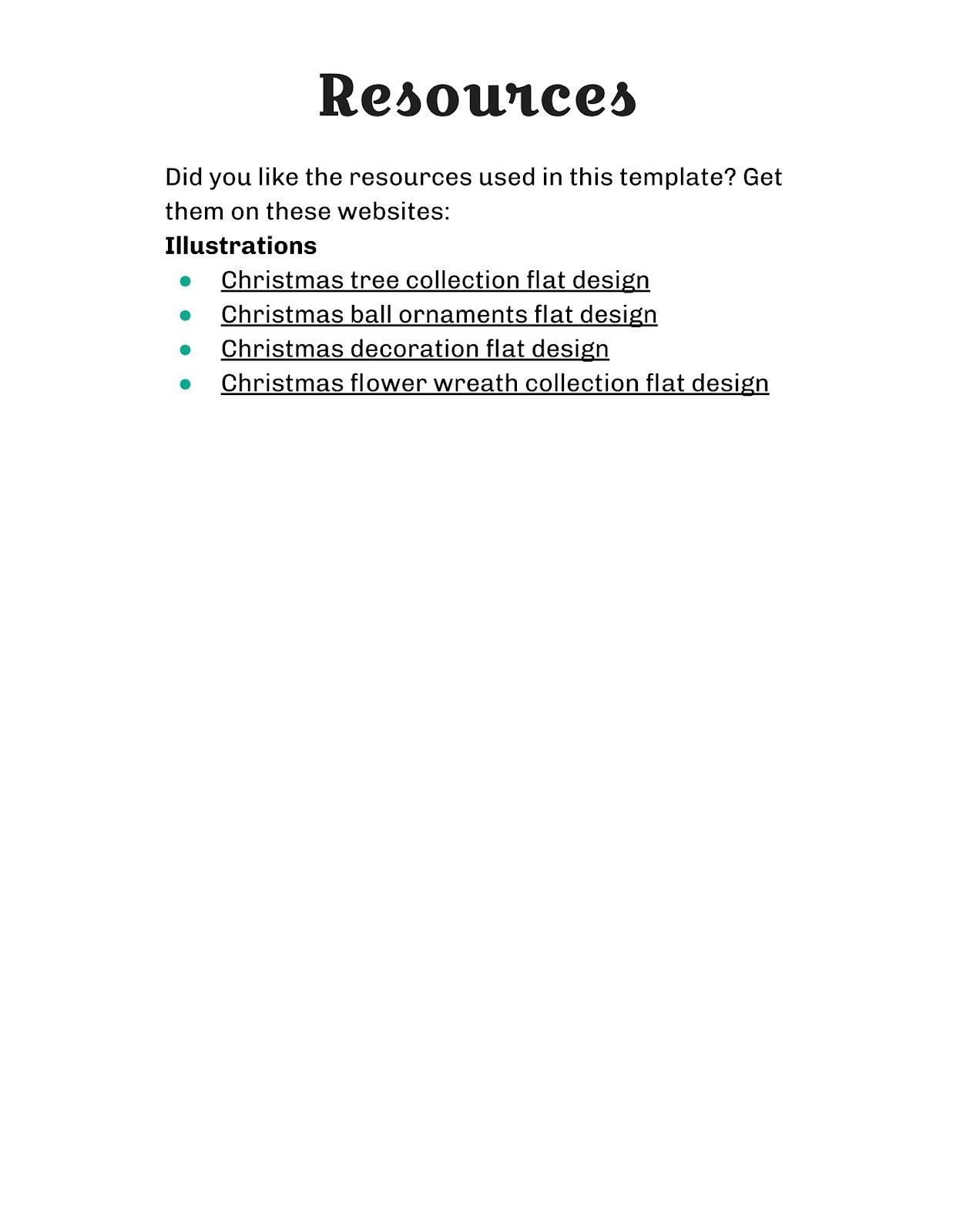 Christmas Tree Cut-outs Template