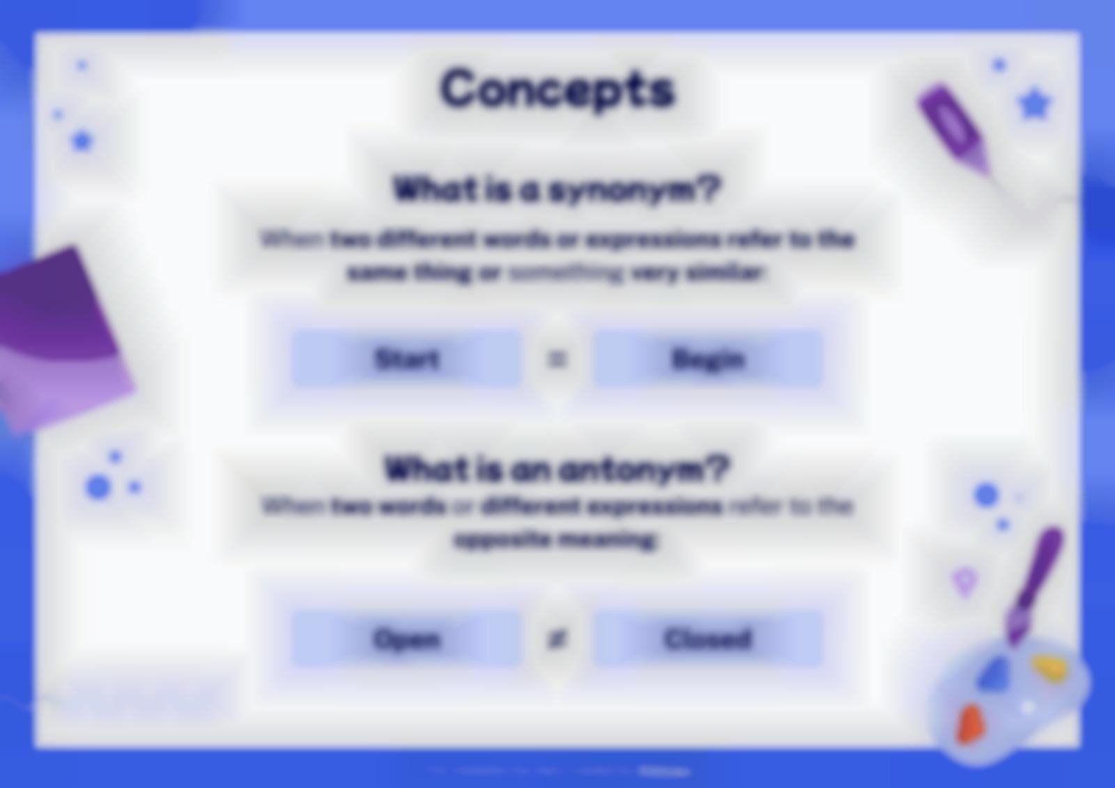 Presentación Sinónimos y antónimos desde el ABJ