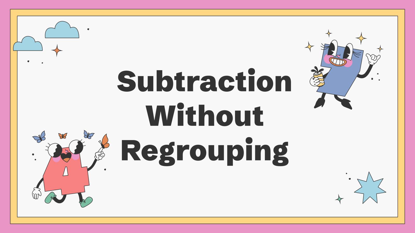 Subtraction With and Without Regrouping Student Flip Books ...