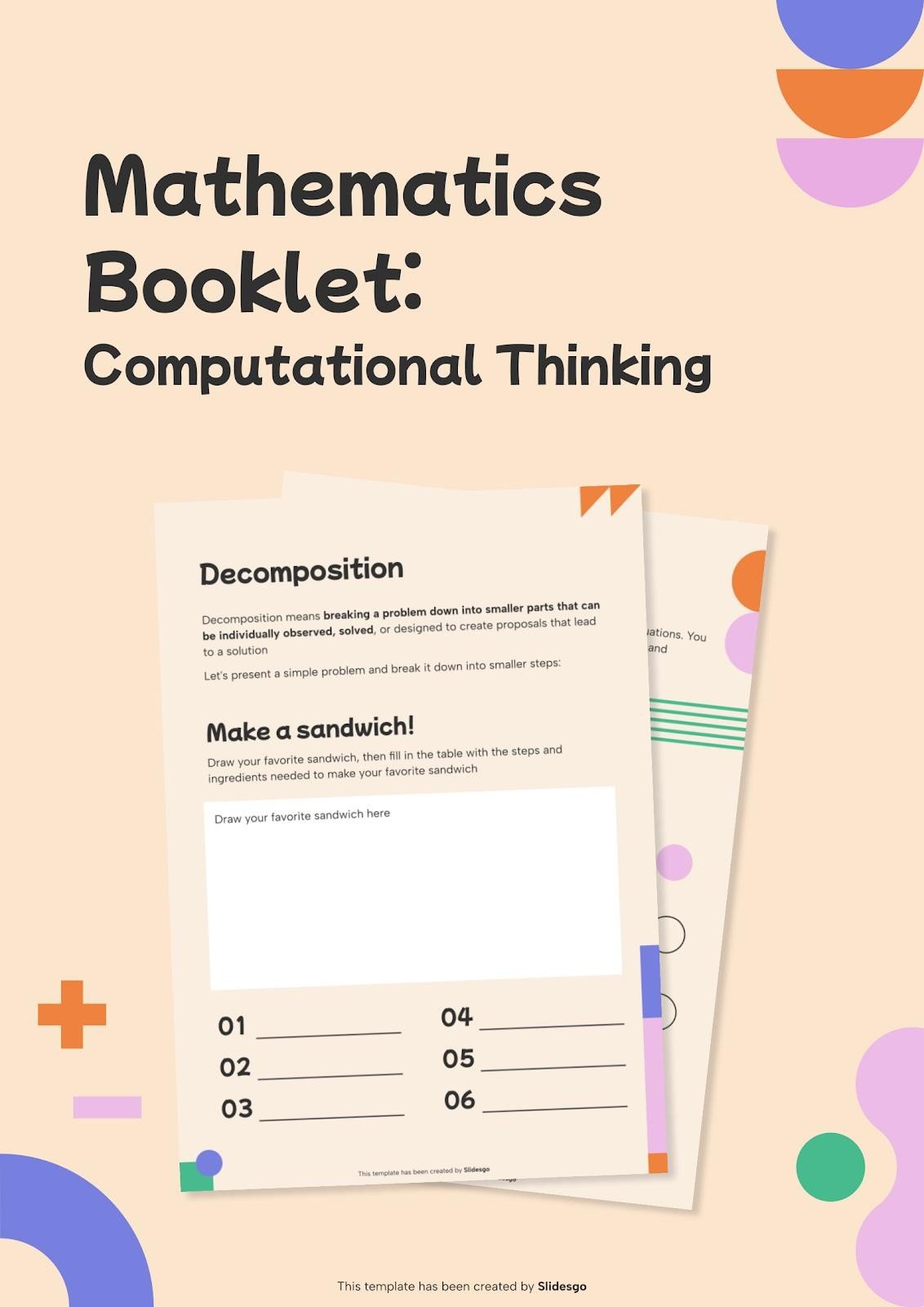 Mathematics Booklet: Computational Thinking Presentation