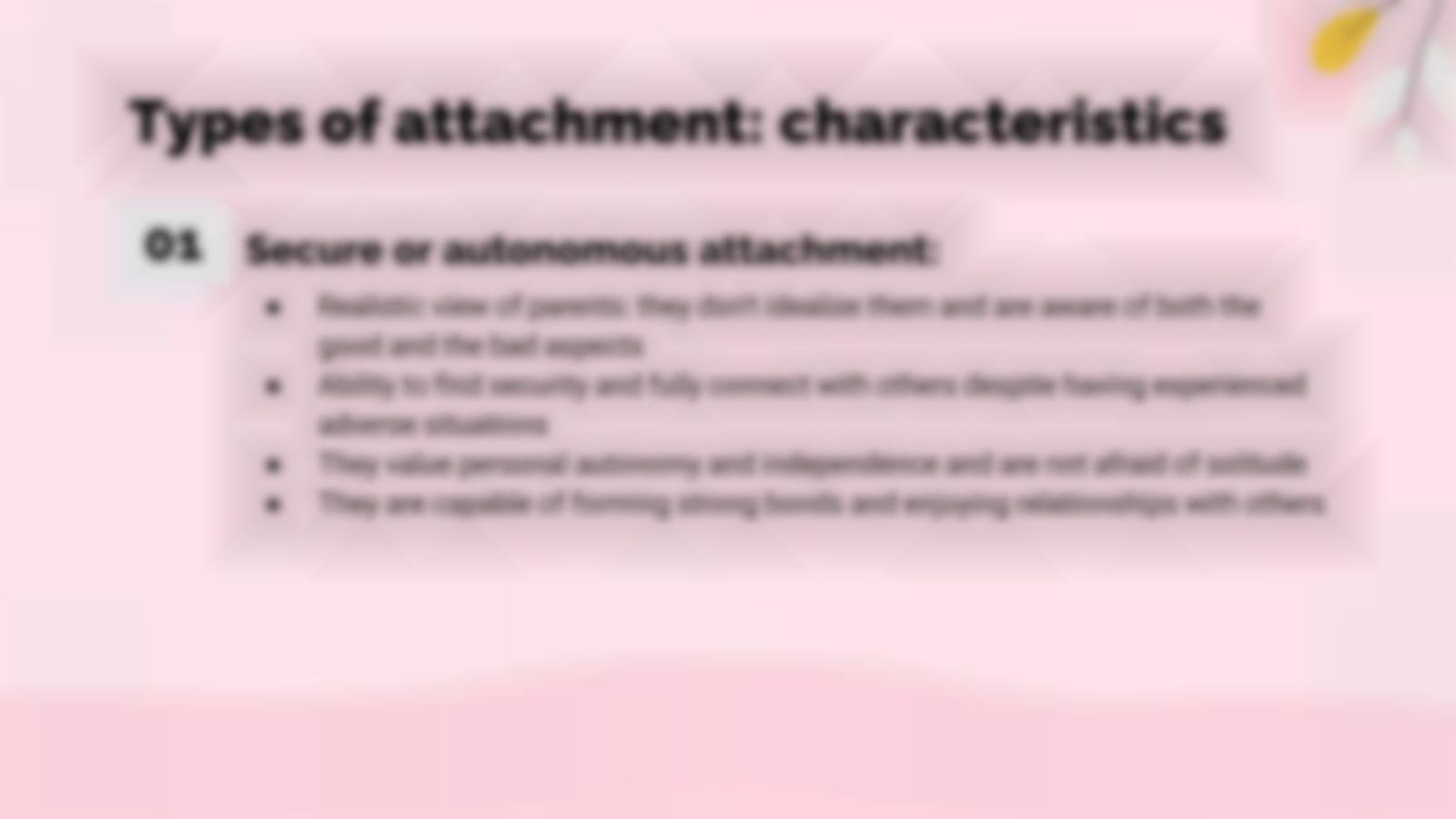 Types of Attachment Presentation
