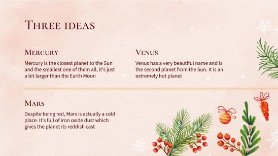 Christmas Mistletoe Presentation