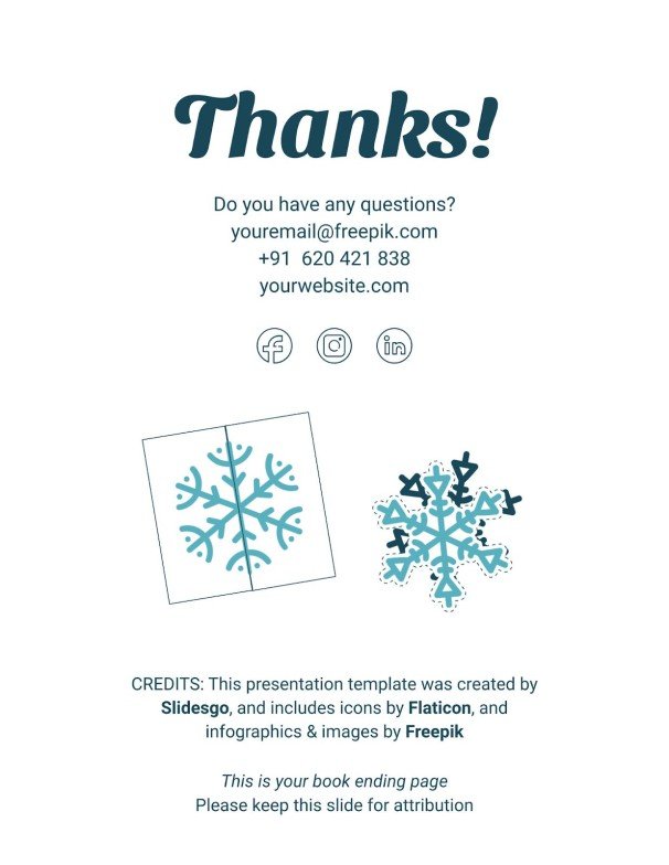 Christmas Snowflake Cut-outs Presentation