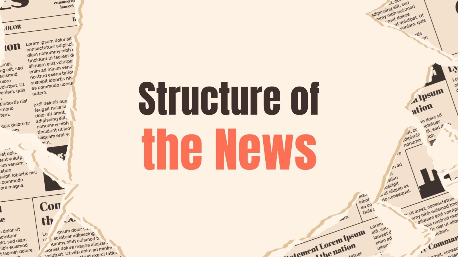 Structure of the News Presentation