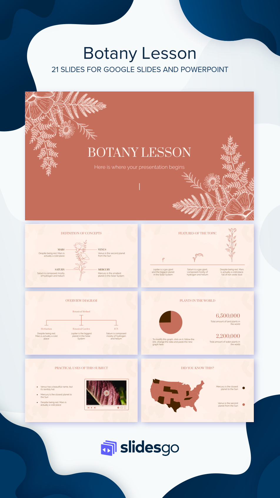 Botany Lesson Google Slides Theme and PowerPoint Template