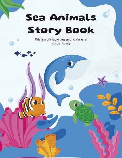 Sea Animals Story Book Presentation