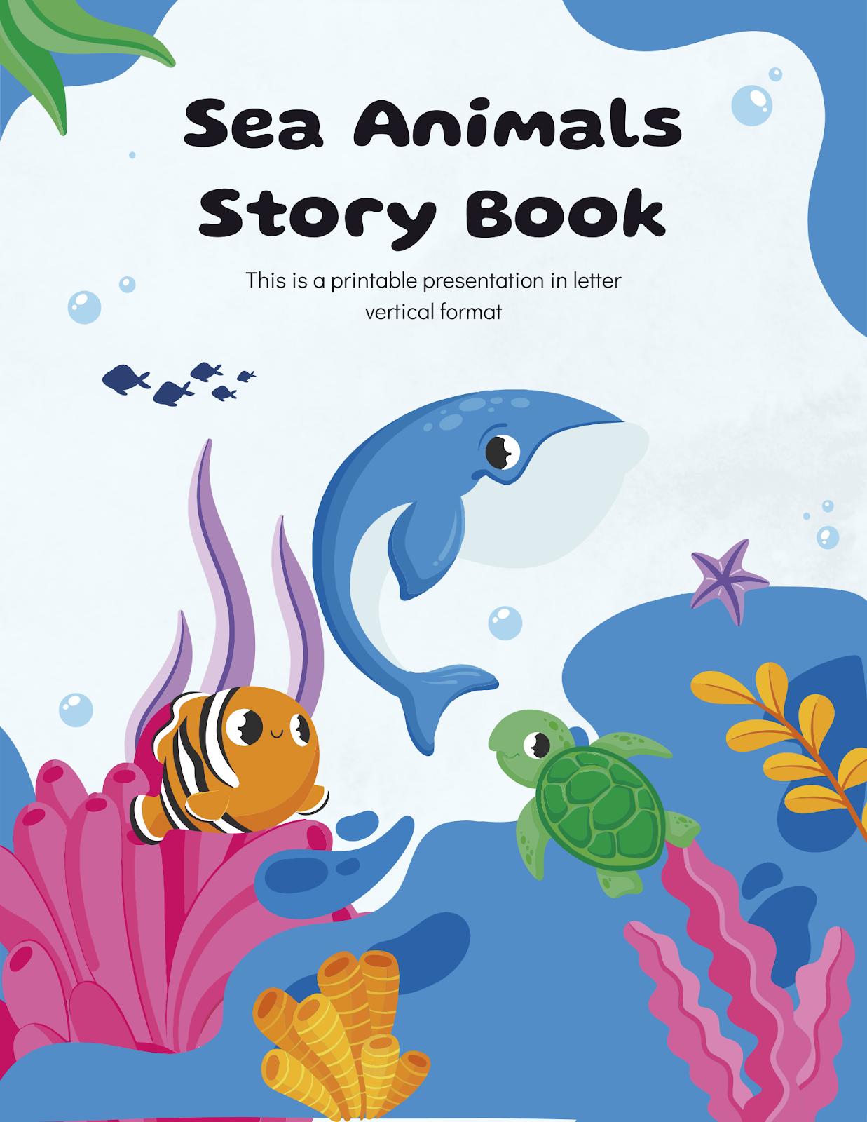 Sea Animals Story Book Presentation