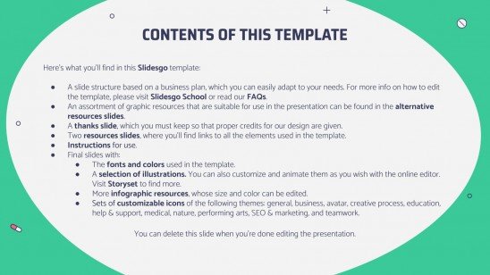 Pharma Lab Business Plan Google Slides and PPT template