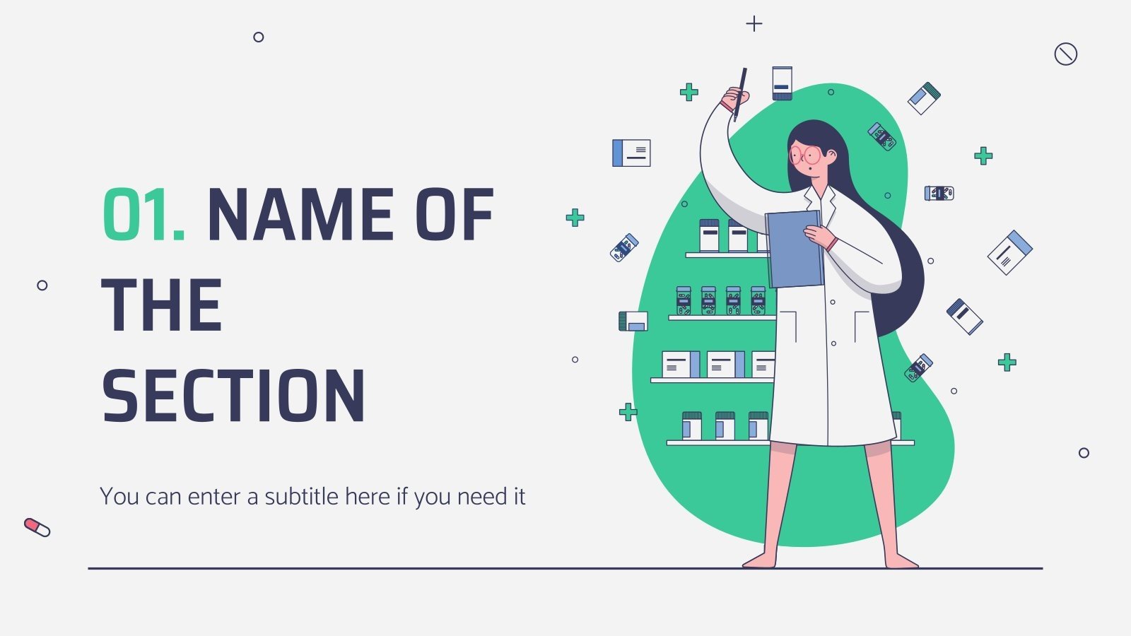 Pharma Lab Business Plan Google Slides and PPT template