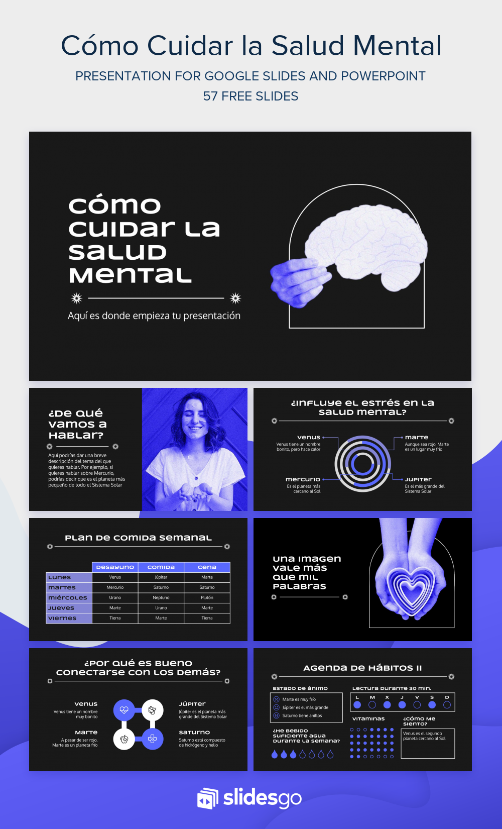 How to Take Care of Your Mental Health | Google Slides & PPT template