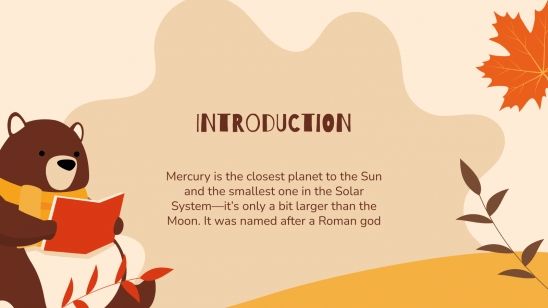 Fall Forest Google Slides theme & PowerPoint template