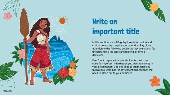 Moana 2 Presentation