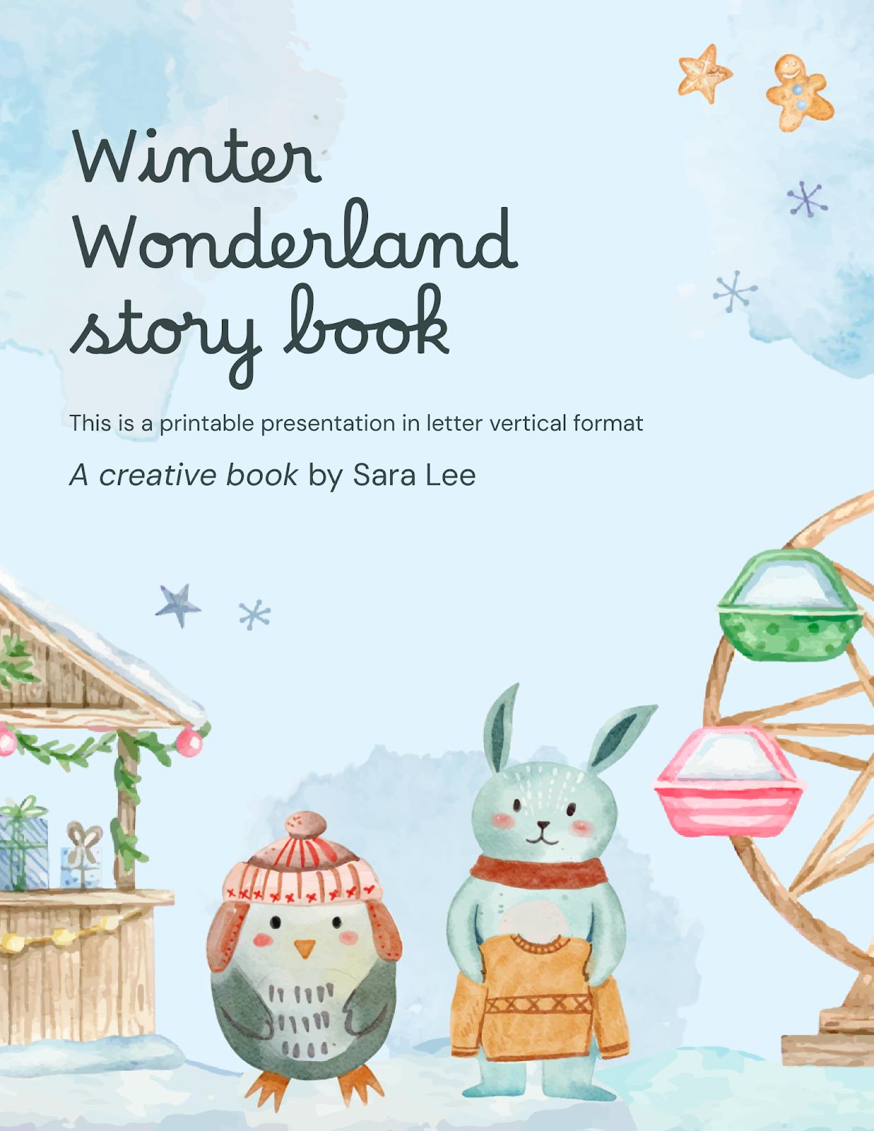 Winter Wonderland Story Book Presentation