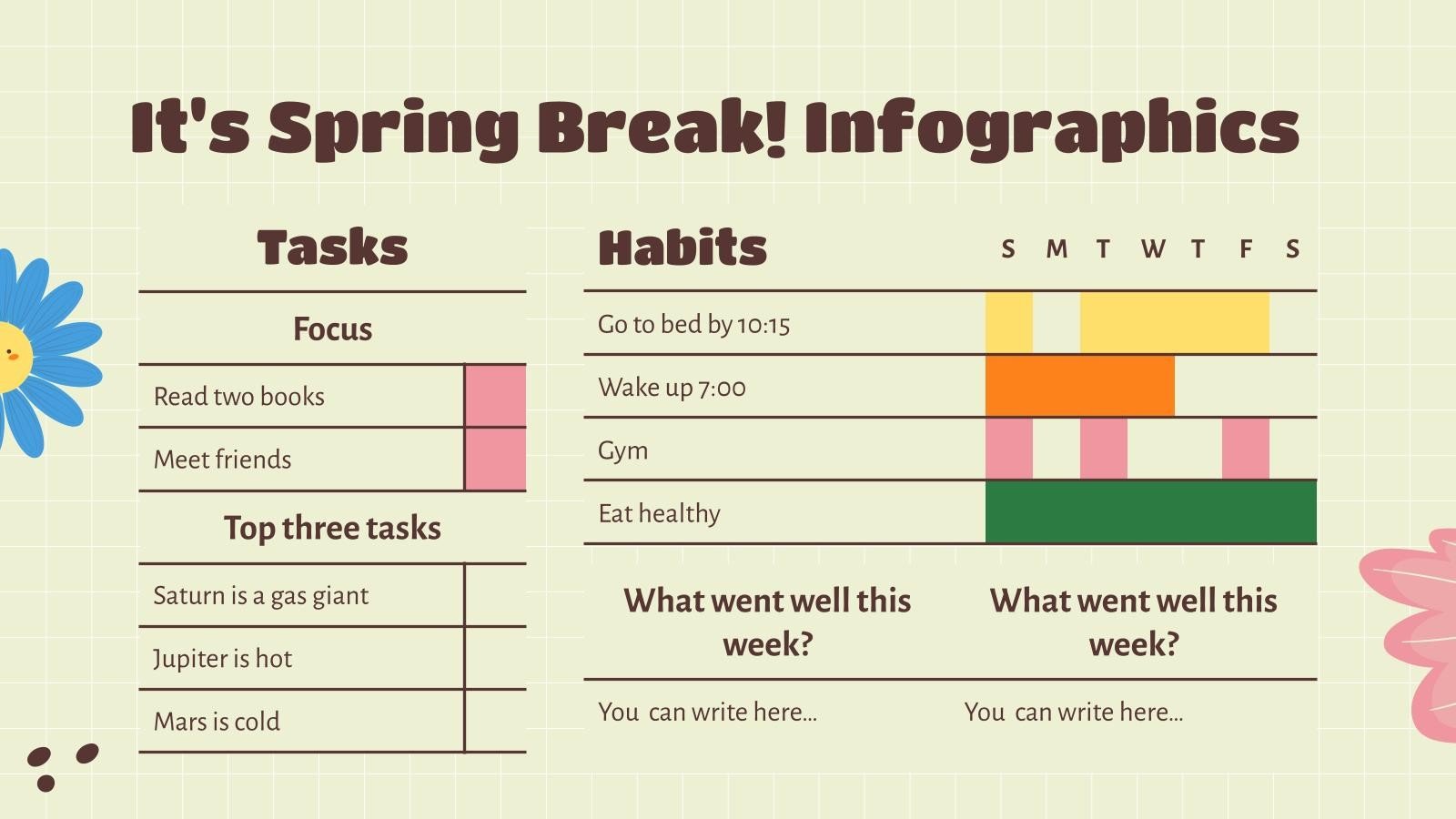 It's Spring Break! Infographics Template