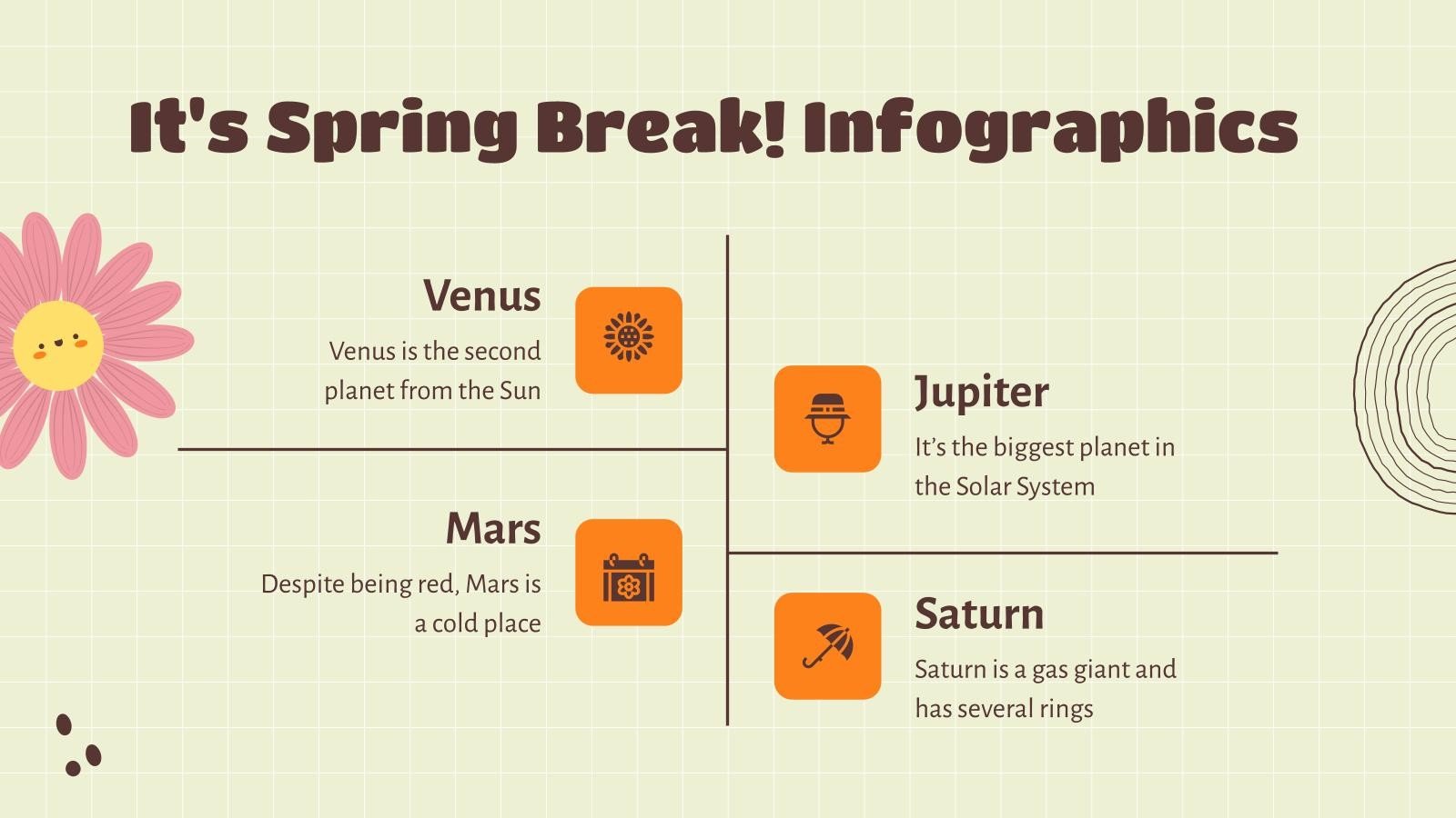 It's Spring Break! Infographics Template