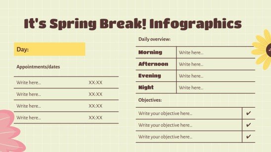 It's Spring Break! Infographics Template