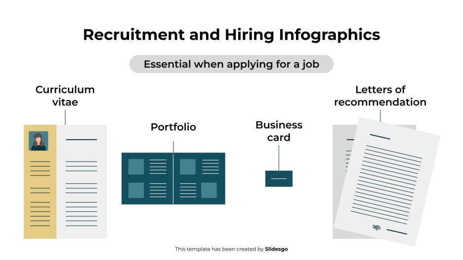 Recruitment and Hiring Infographics Template