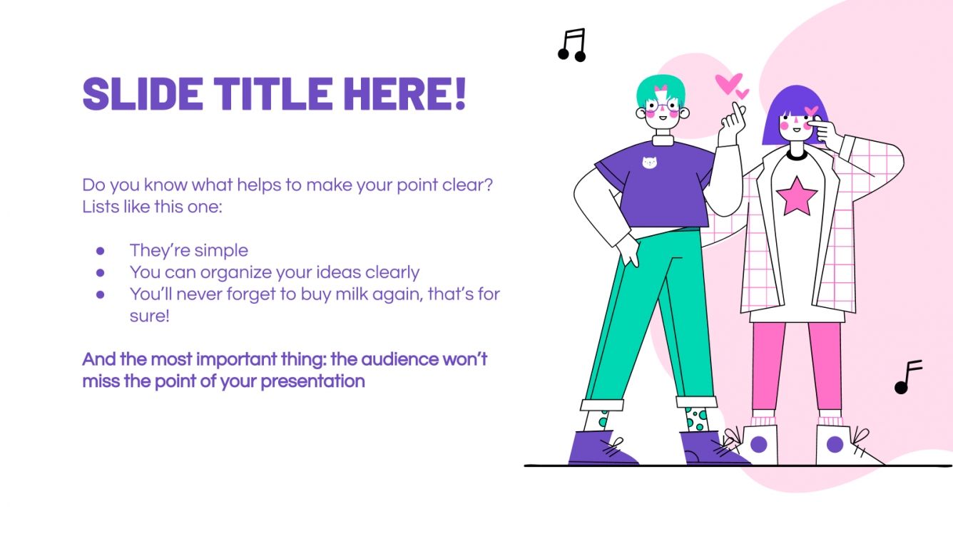 K-pop Slideshow Google Slides theme & PowerPoint template
