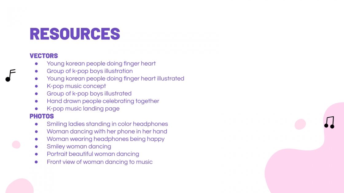 K-pop Slideshow Google Slides theme & PowerPoint template