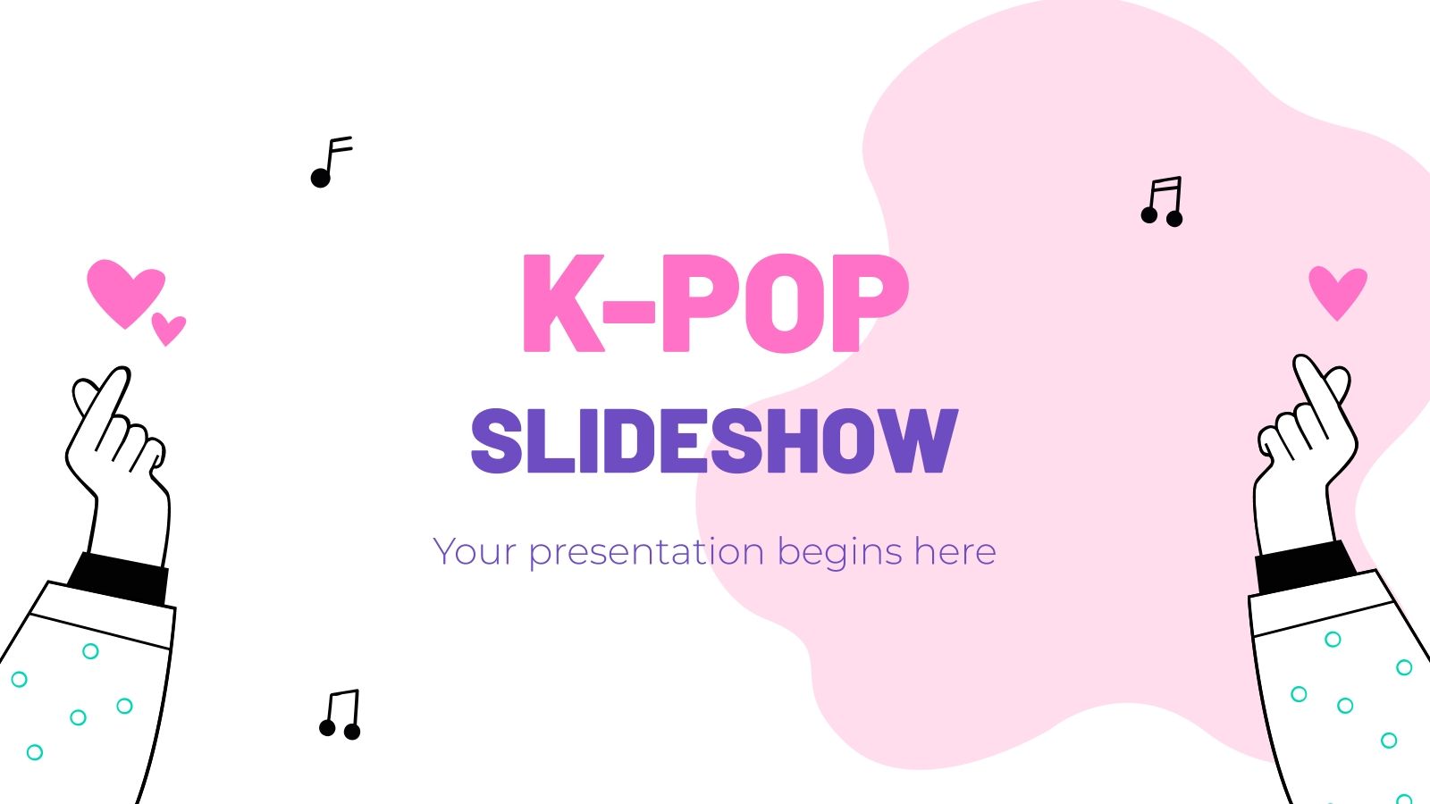Free K-pop templates for Google Slides and PowerPoint