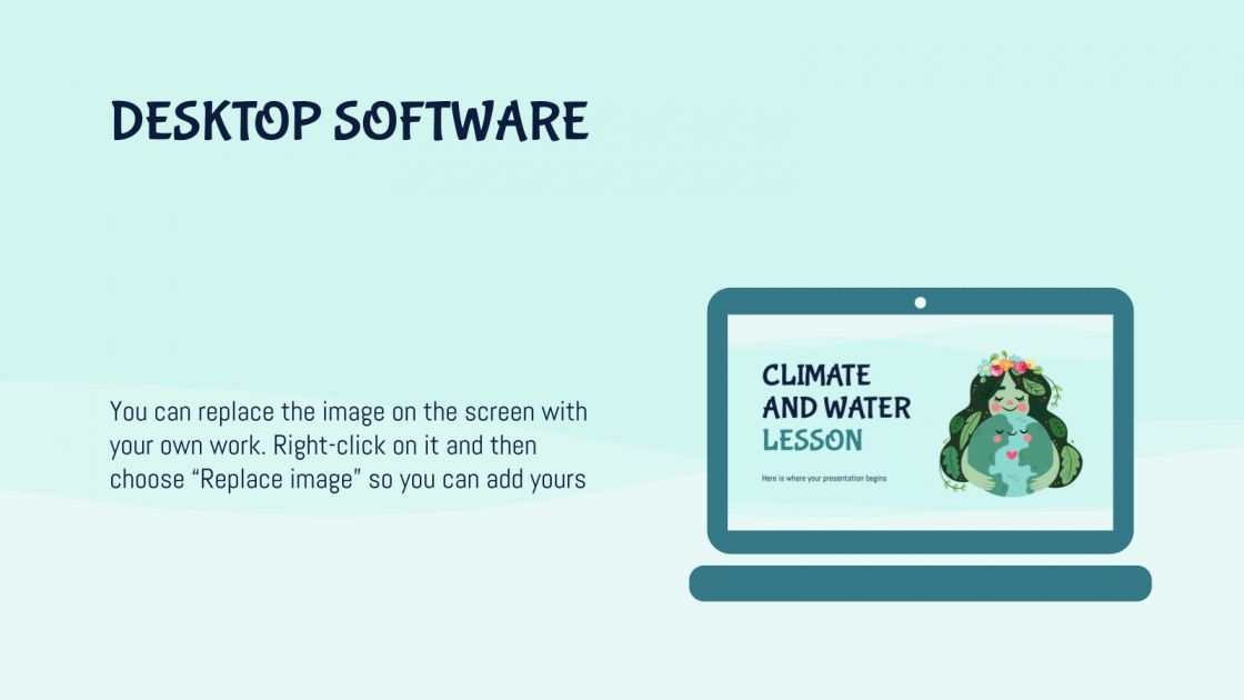 Climate and Water Lesson Google Slides & PowerPoint template