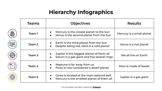 Hierarchy Infographics Template