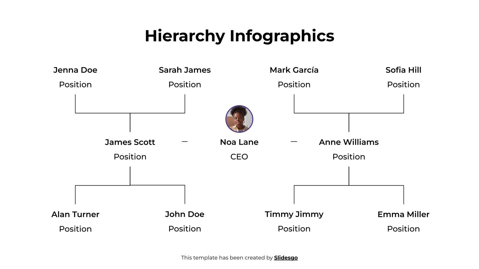 Hierarchy Infographics Template