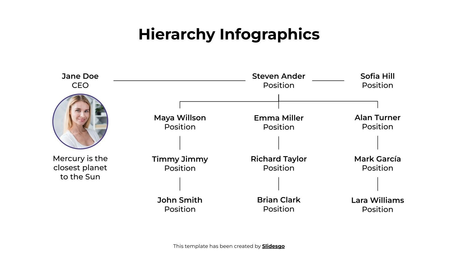 Hierarchy Infographics Template
