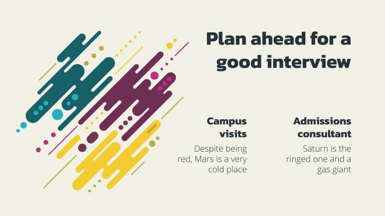 College Interview Tips Google Slides & PowerPoint template