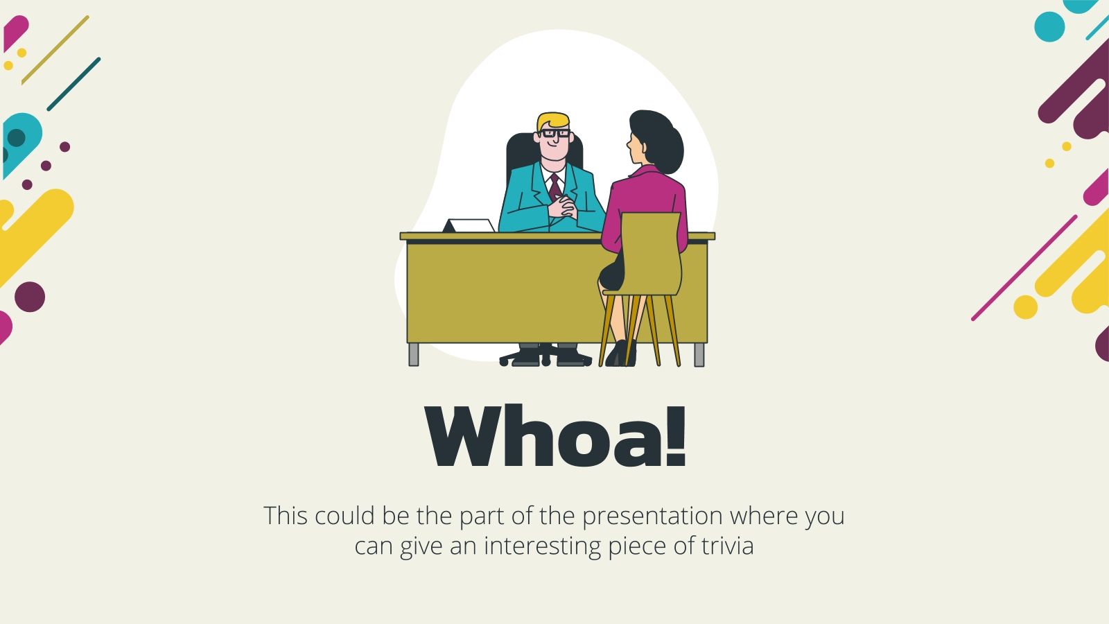 College Interview Tips Google Slides & PowerPoint template