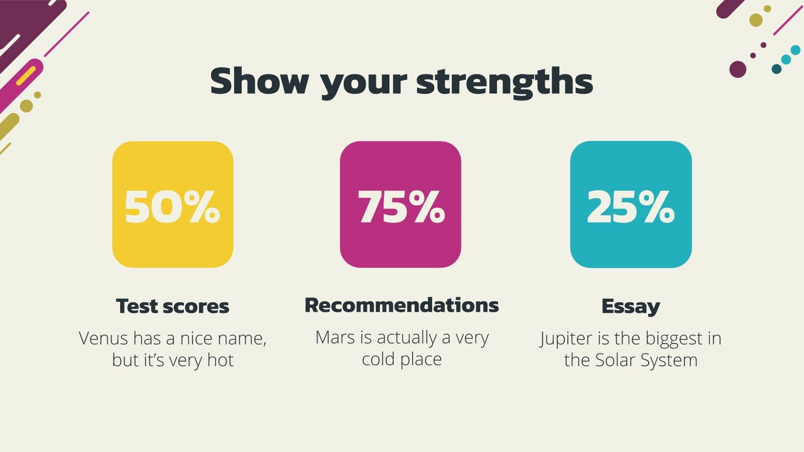 College Interview Tips Google Slides & PowerPoint template