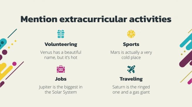 College Interview Tips Google Slides & PowerPoint template