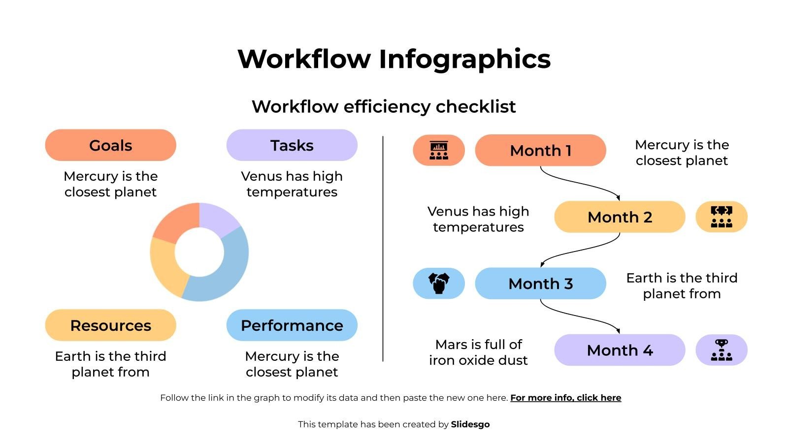 Workflow Infographics Template