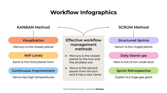 Workflow Infographics Template
