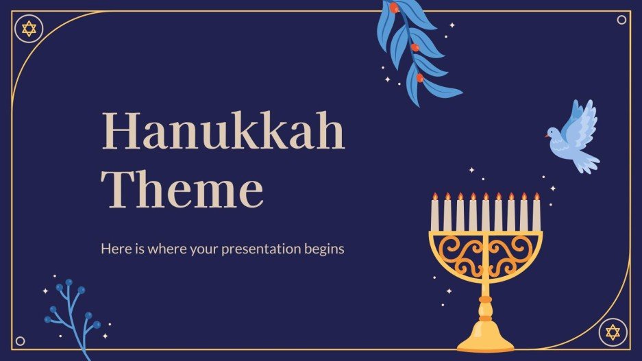 Hanukkah Theme Presentation