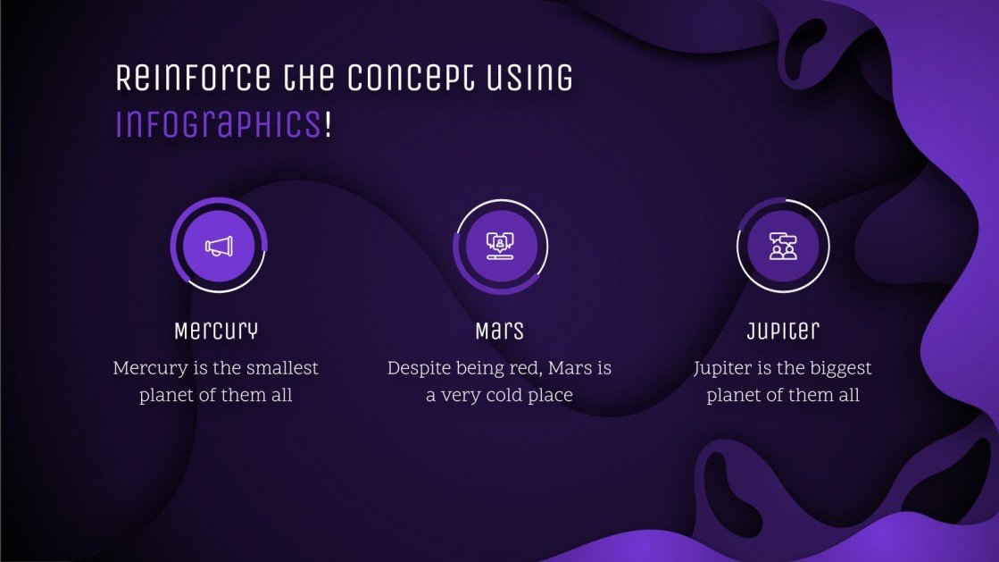 Purple Gradient Waves Google Slides and PowerPoint Template Purple Gradient Waves Google Slides and PowerPoint Template