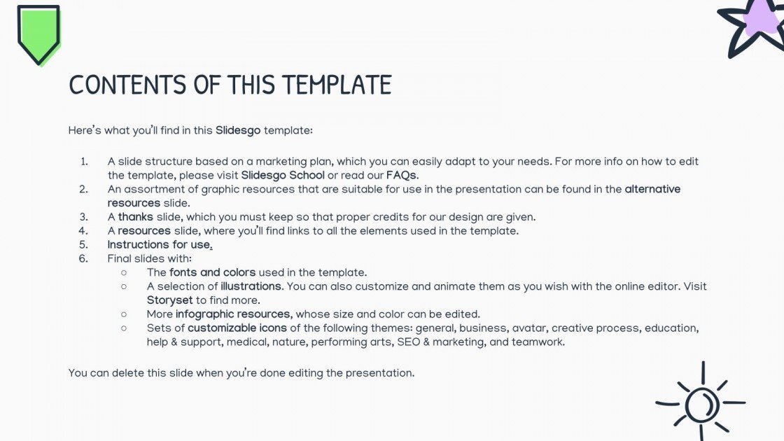 Doodle Digital Marketing Strategy | Google Slides & PPT theme