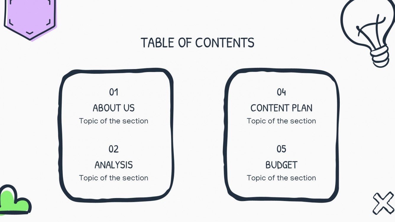 Doodle Digital Marketing Strategy | Google Slides & PPT theme