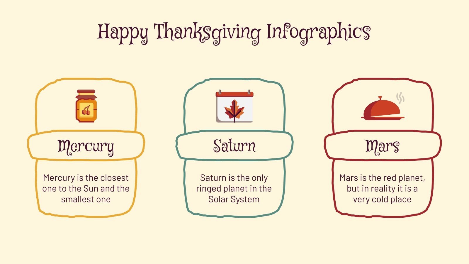 Infografías Día de Acción de Gracias | Google Slides & PPT