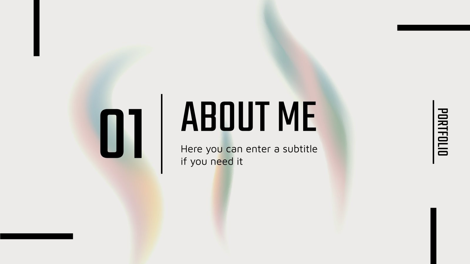 Pastel Color Steam Portfolio | Google Slides & PPT template