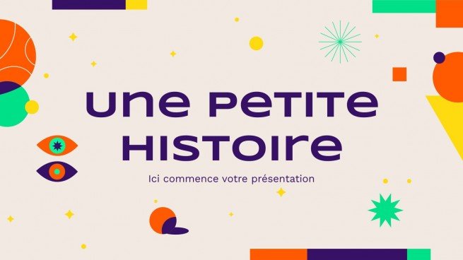 Une Petite Histoire | Tema de Google Slides y PowerPoint