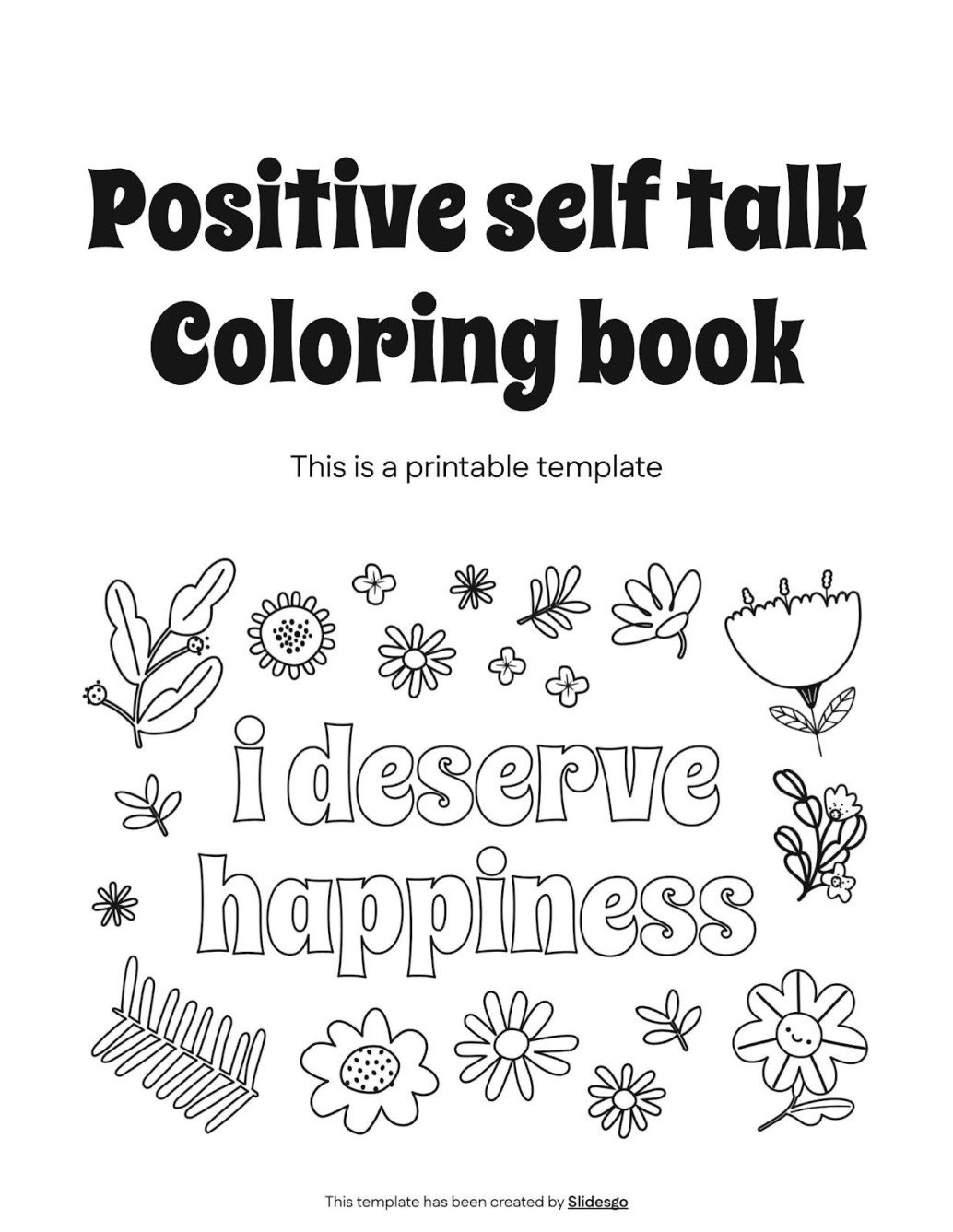 Google Slides and PowerPoint templates about selfcare