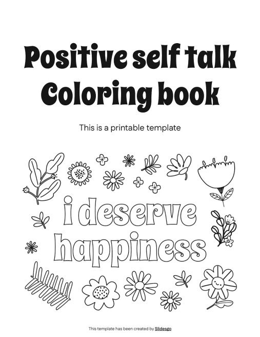 Google Slides and PowerPoint templates about selfcare