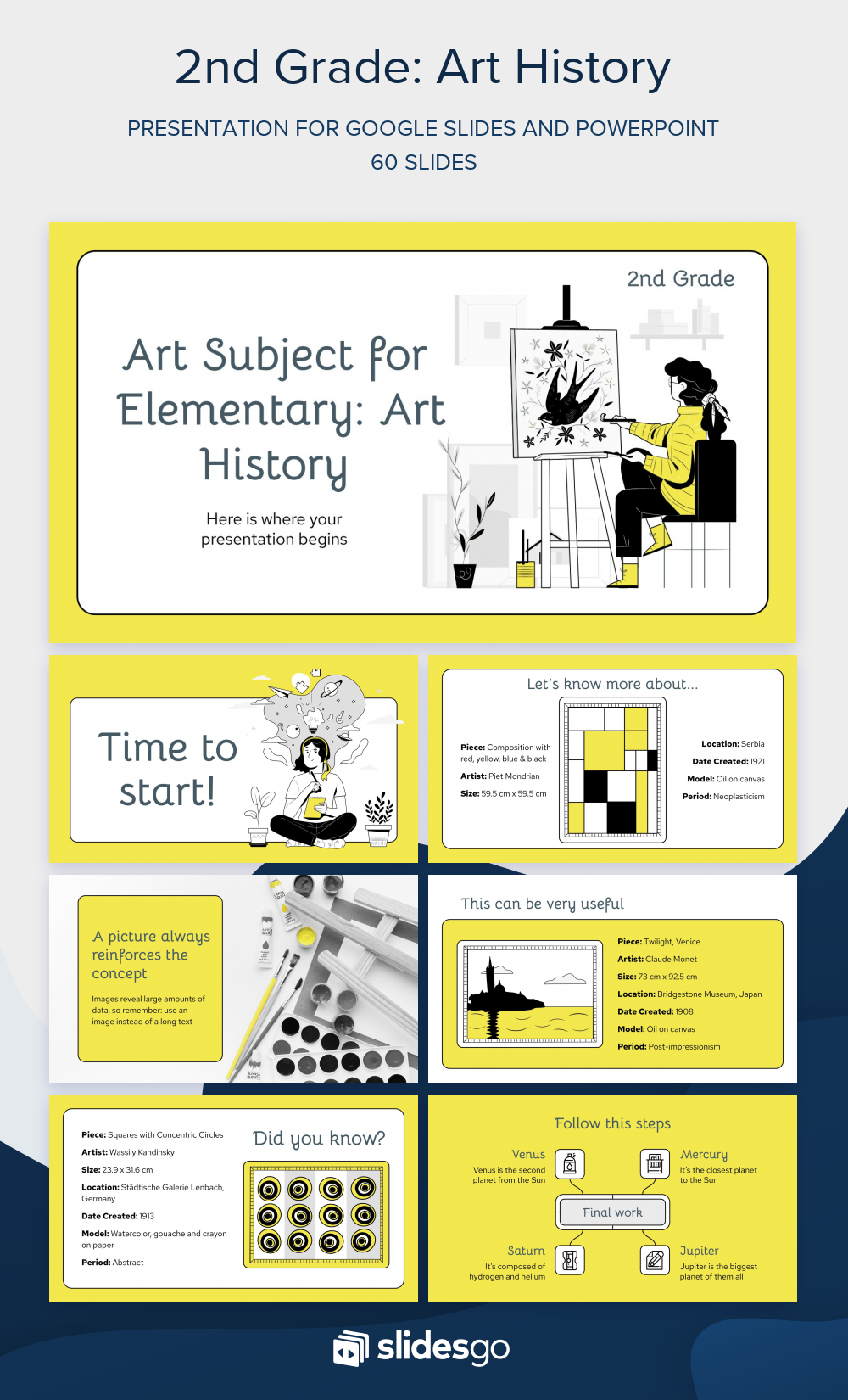 Art Subject for Elementary: Art History | Google Slides & PPT