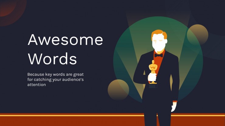 Red Carpet Event Report Google Slides Theme and PPT Template