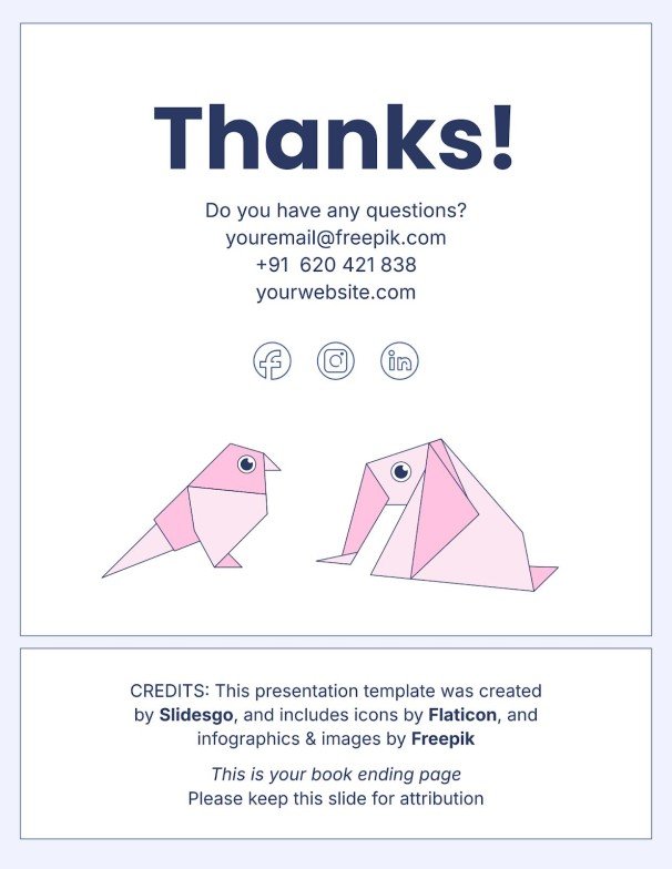 Easy Origami for Students Handout Template